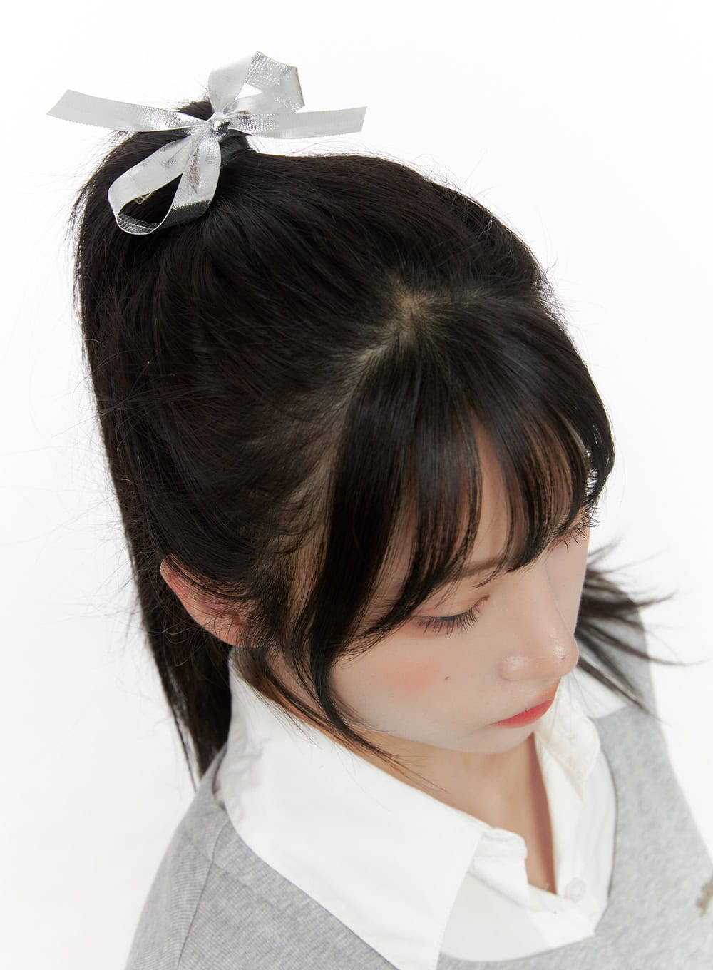 Big Ribbon Hair Pin IS413 - Romantic style | LEWKIN