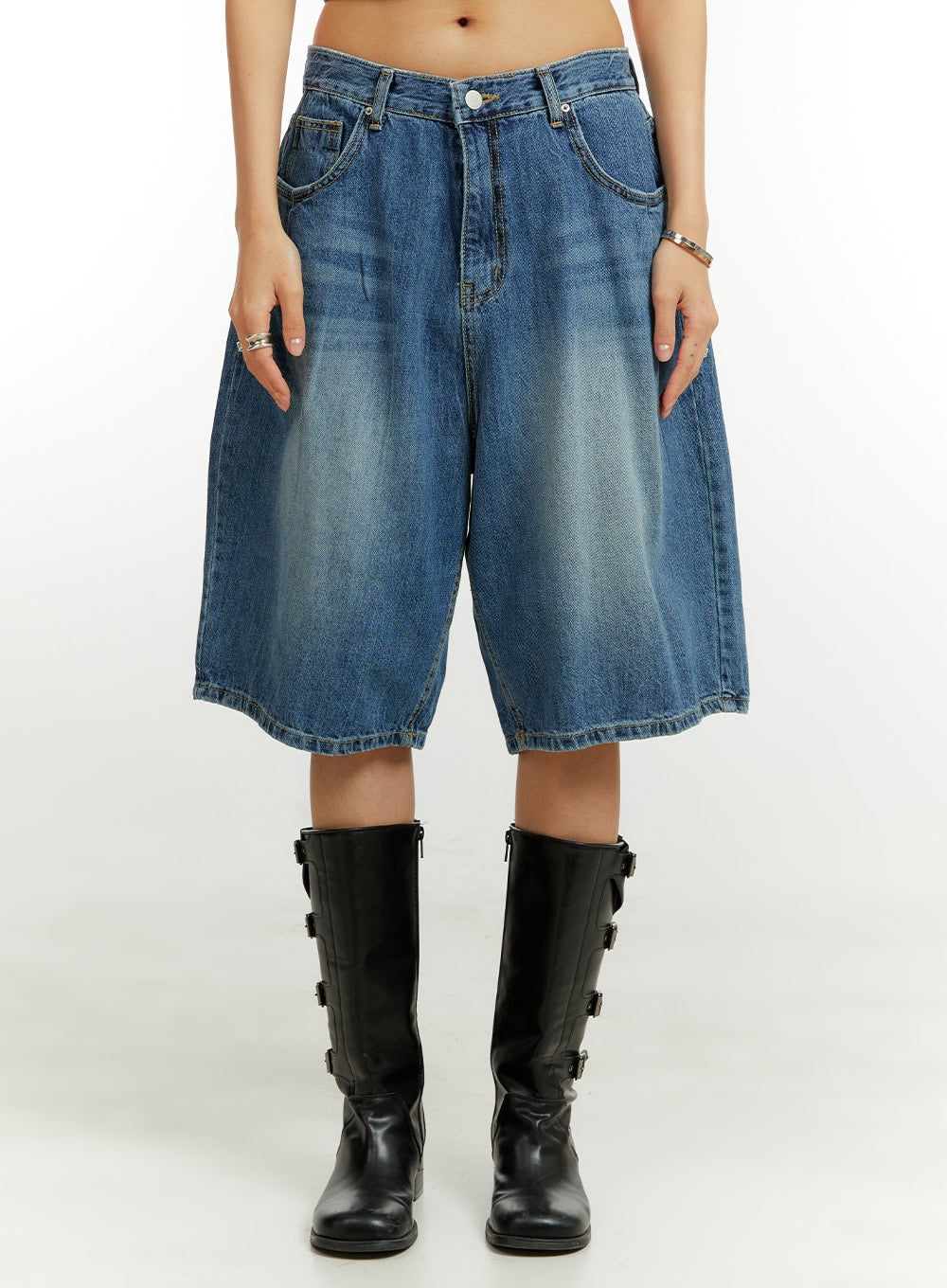 Low Rise Bermuda Jorts CU421 - Acubi style | LEWKIN